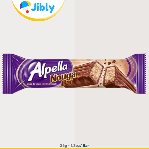 Ülker Alpella Chocolate Nouga|Tasty Snack|36g|Worldwide Shipping ...