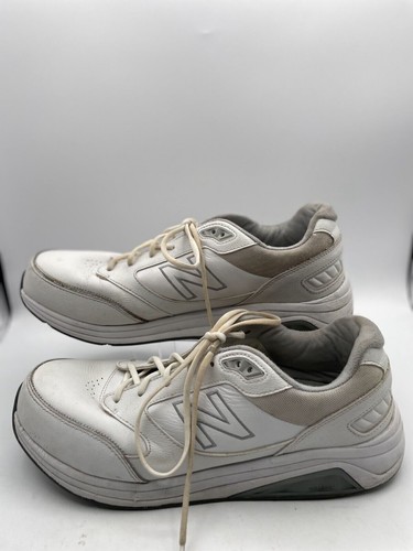 New Balance 928 Walking Shoes Men's Sz 13 White Leather Lace Up Low Top ...