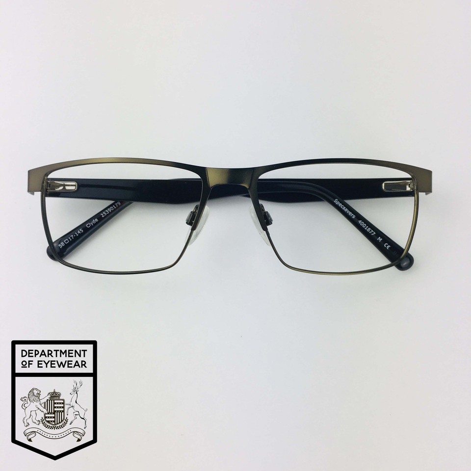 SPECSAVERS eyeglasses BROWN SQUARE glasses frame MOD: CLYDE 25390179 ...