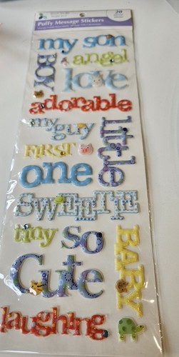 Momenta PUFFY MESSAGE Stickers - BOY - 20 pcs | eBay