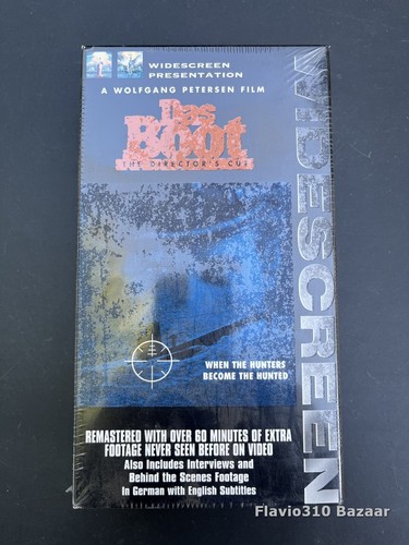1981 "DAS BOOT" ("THE BOAT") VHS Widescreen 1997 Director's Cut - NEW ...