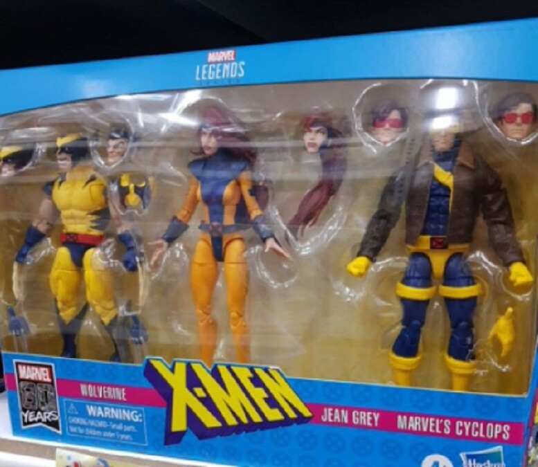 Marvel Legends 80 Years X-Men Love Triangle Wolverine Jean Grey Cyclops ...