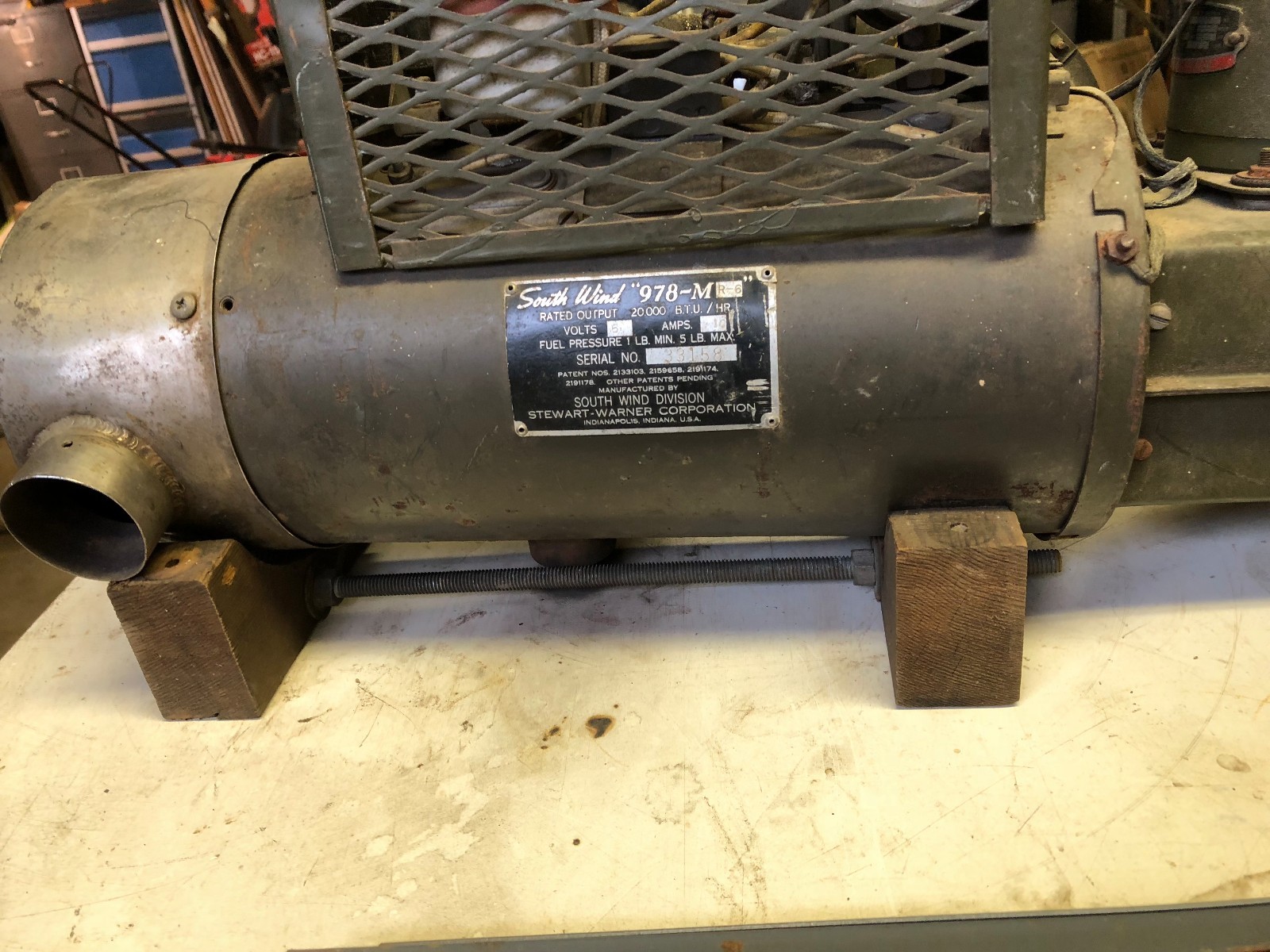Dodge power wagon M37 M43 Heater South Wind 978-M Stewart Warner sold ...