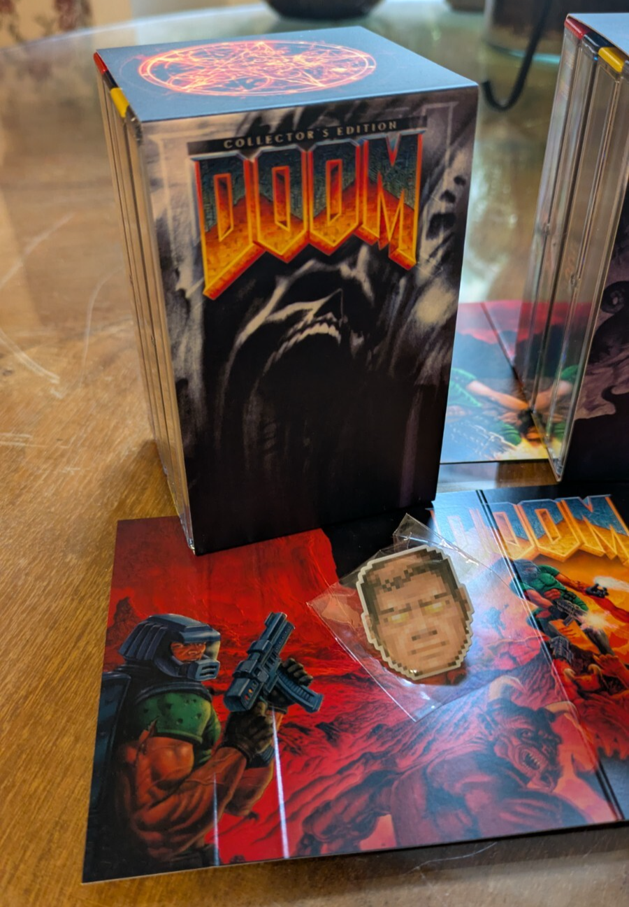 DOOM – COLLECTOR'S EDITION | MC soundtrack boxed set + pin, #1 out of ...