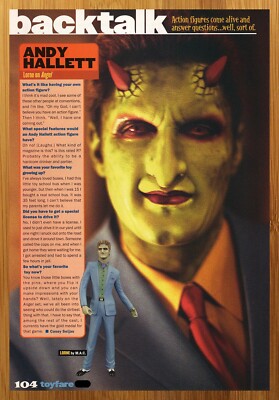 2003 Andy Hallett Interview Print Ad/Poster Buffy Angel Lorne Figure ...