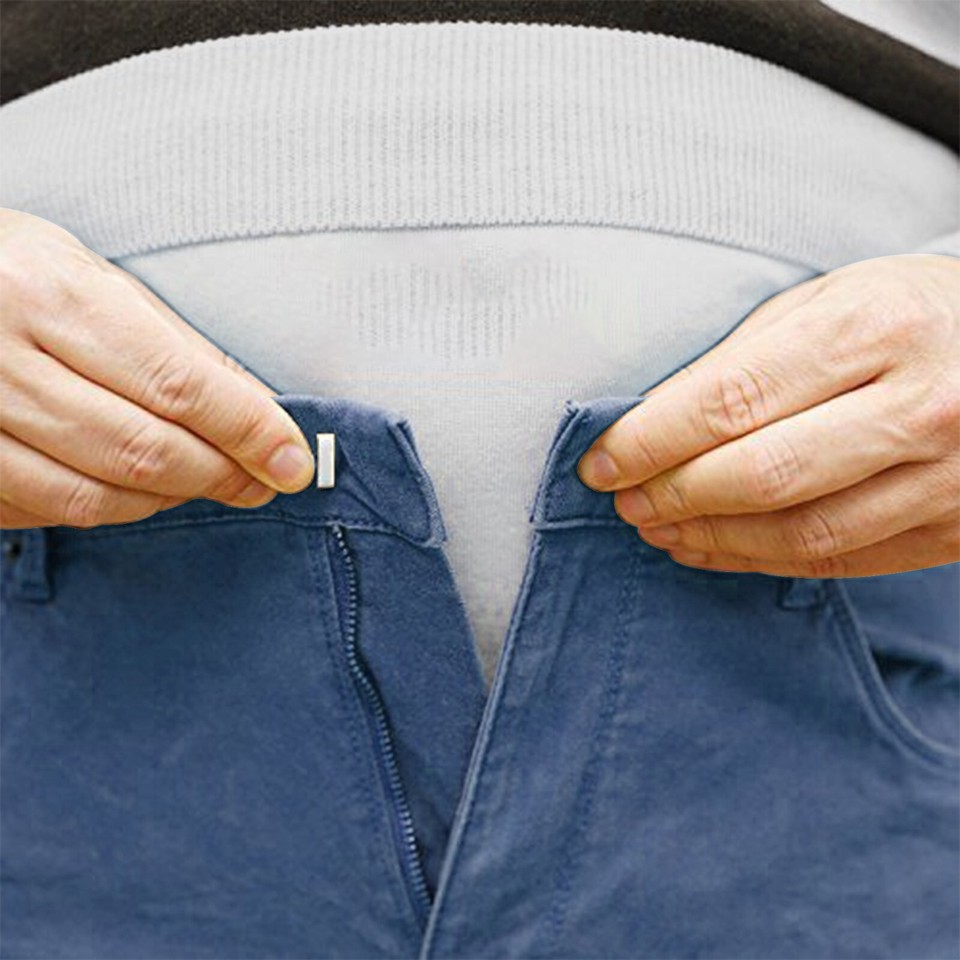 Non-Sew Sets on Clasp Trouser Hook and Bar Closures for Clothing ...