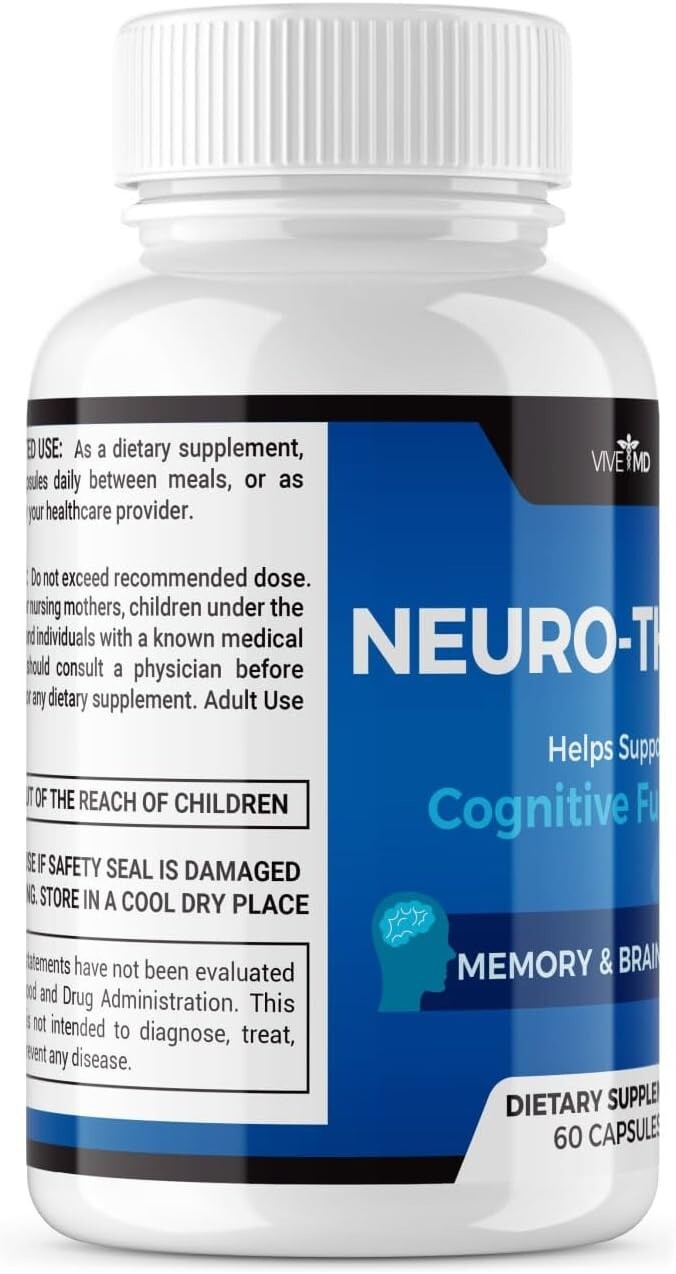 (3 Pack) Neuro Thrive Brain Supplement, Neuro Thrive for Memory Formula ...