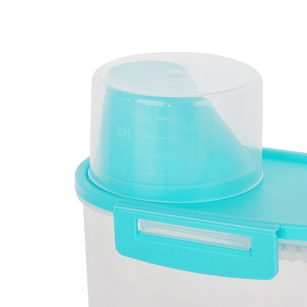 Pet Food Storage Container with Graduated Cup and Seal Buckles Food ...
