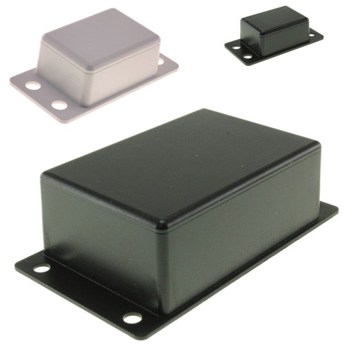 ABS Plastic Box with Mounting Flanges ALL SIZES for Electronics Hobby ...