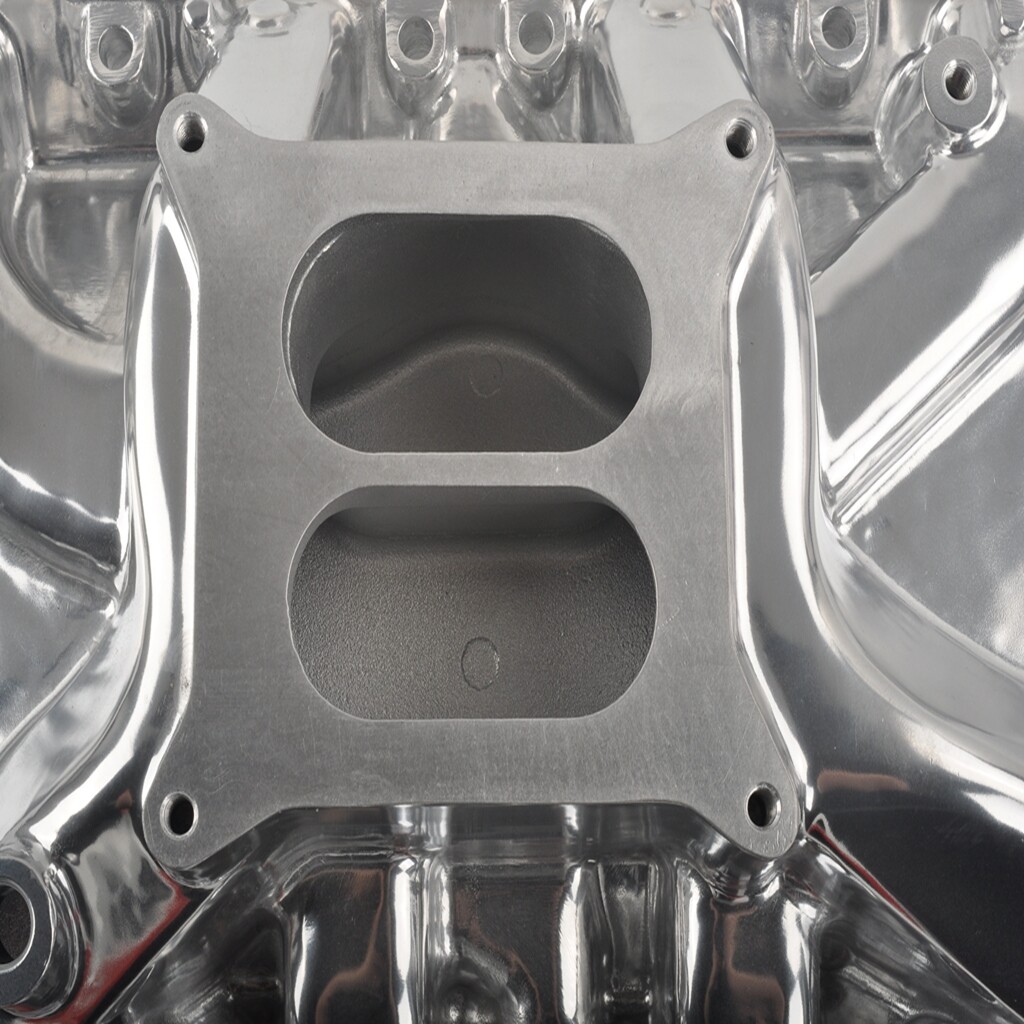 Intake Manifold Satin Carb for Windsor V8 5.8L 351W Small Block Ford ...