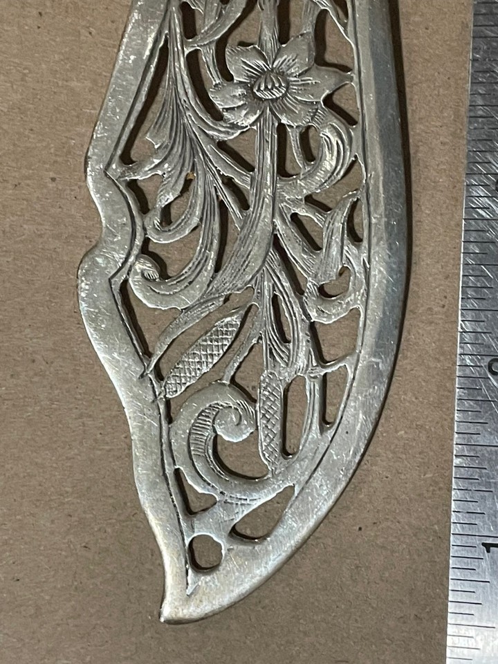 AEL STERLING SILVER FISH SLICE SERVER~Hand Made ??? | eBay