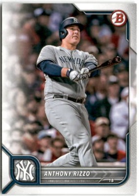 2022 Bowman Paper Anthony Rizzo #76 New York Yankees Baseball | eBay