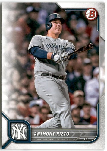2022 Bowman Paper Anthony Rizzo #76 New York Yankees Baseball | eBay
