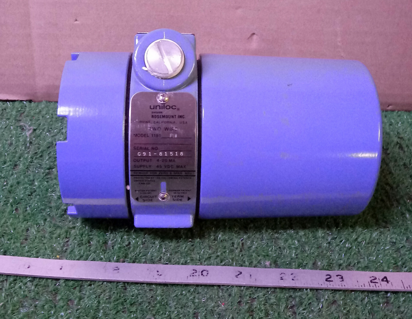 1 NEW ROSEMOUNT UNILOC 1181PH TWO WIRE TRANSMITTER NNB ***MAKE OFFER ...