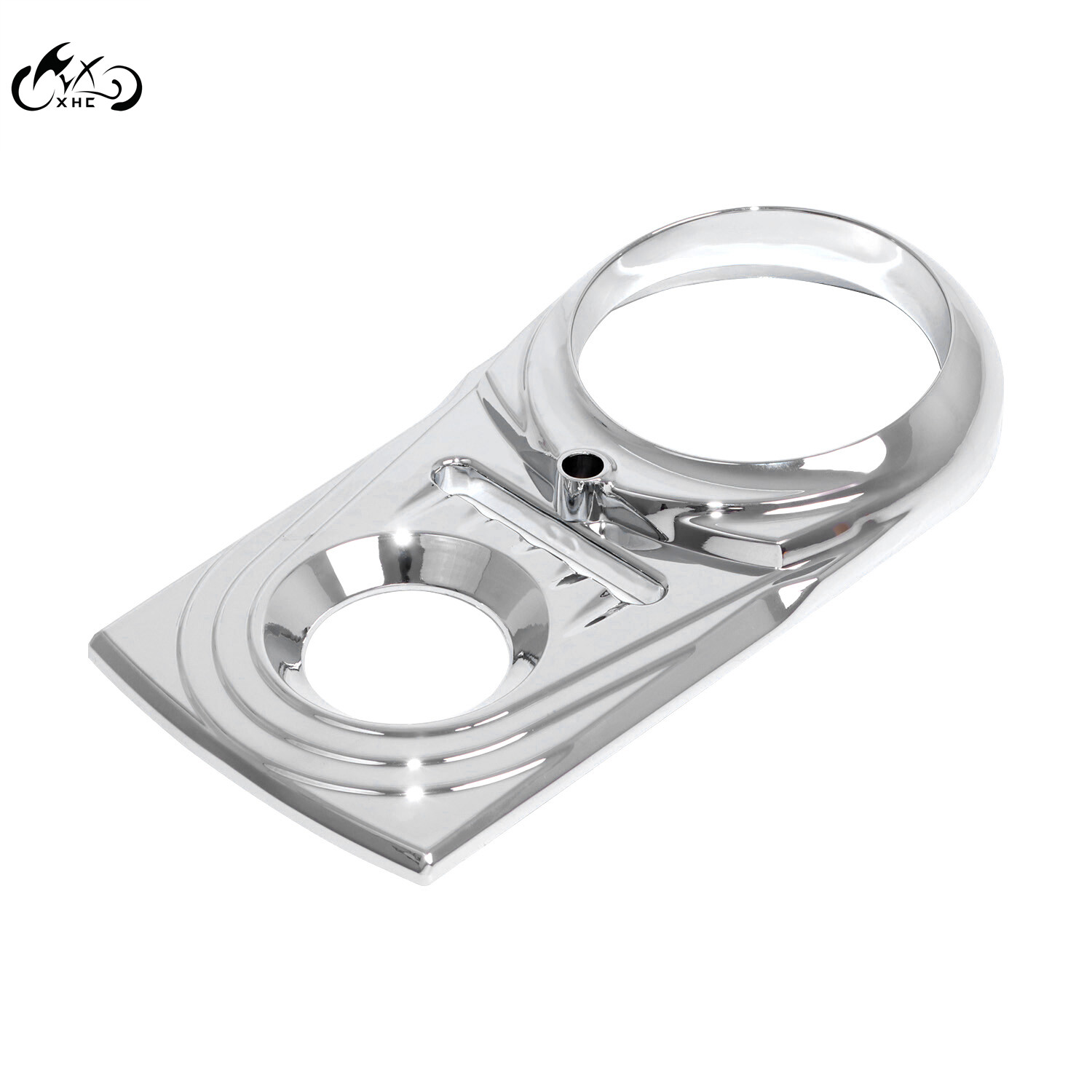 Chrome Dash Panel Insert Cover For Harley Softail Fatboy Deluxe FLSTN ...