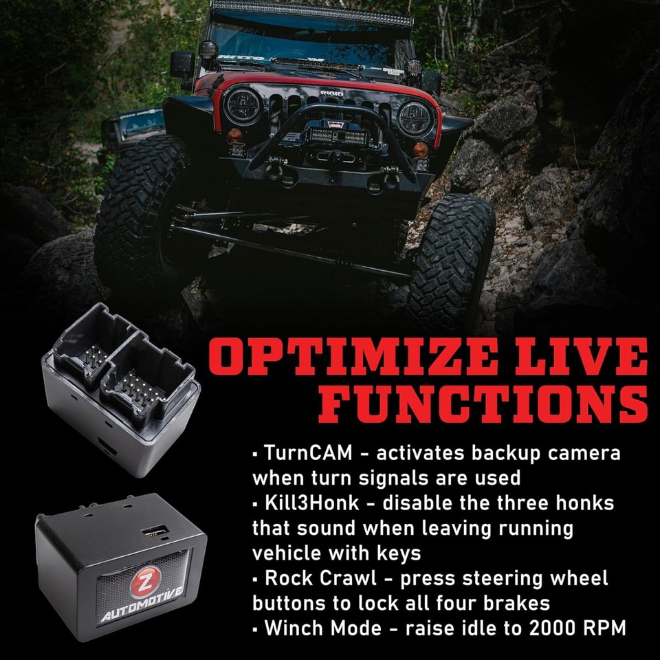 Z Automotive Tazer JL Mini Programmer for Jeep Wrangler JL Gladiator JT ...