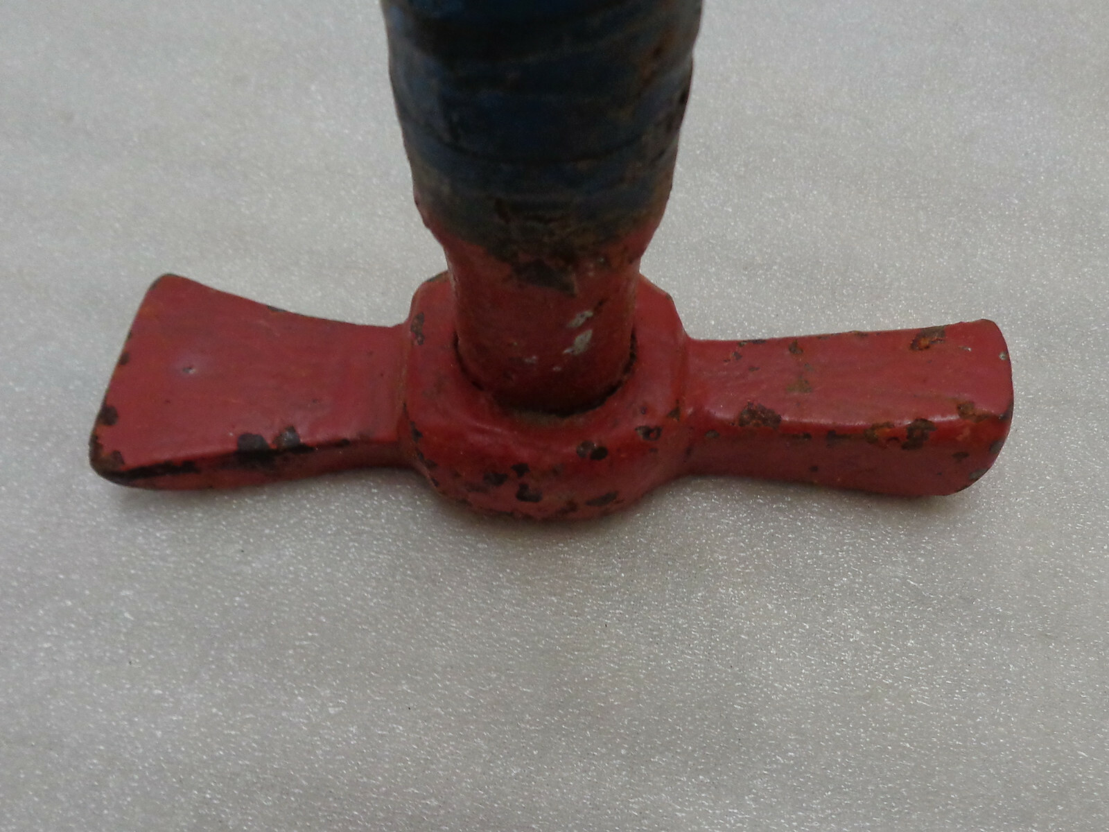 Red Soviet Pick Axe Hammer Mattock Hoe Grub Pickax Old Tool Vtg Iron ...