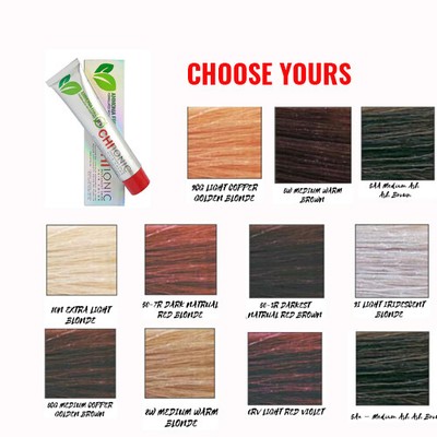 CHI HAIR DYE Ionic Permanent Shine Hair Color Ammonia Free 3oz - Choose ...