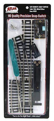 Atlas #850 Left Hand Remote "Snap" Switch, 18" Radius Turnout - HO - Code 100 | eBay