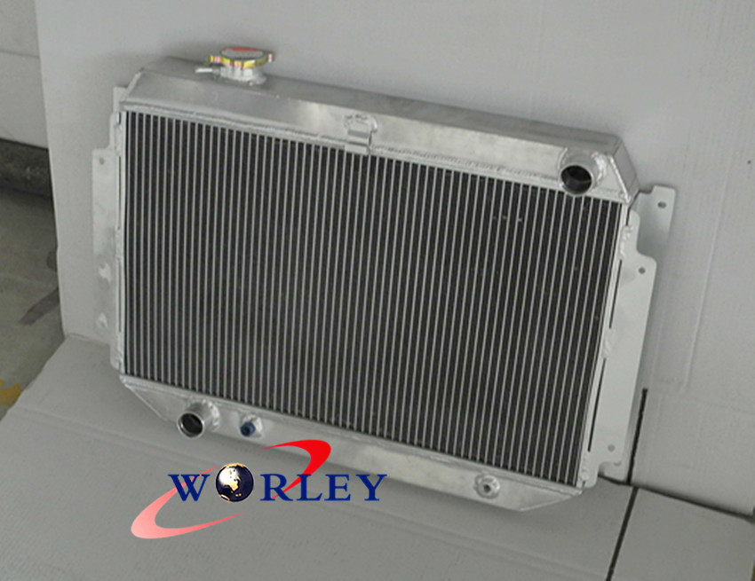 56MM 3 ROW for HOLDEN HQ HJ HX HZ 253 & 308 V8 aluminum radiator + 2 10 ...