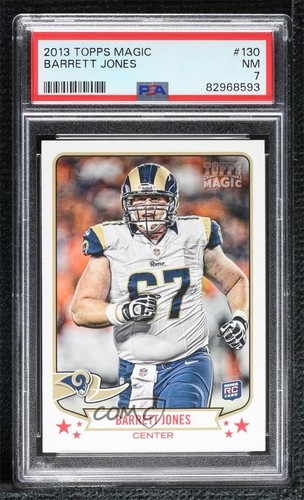 2013 Topps Magic Barrett Jones #130 PSA 7 Rookie RC | eBay