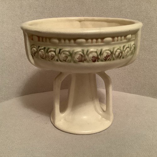 Weller Pottery Early Roma Tri-Footed Pedestal Bowl / Vase 1920’s | eBay