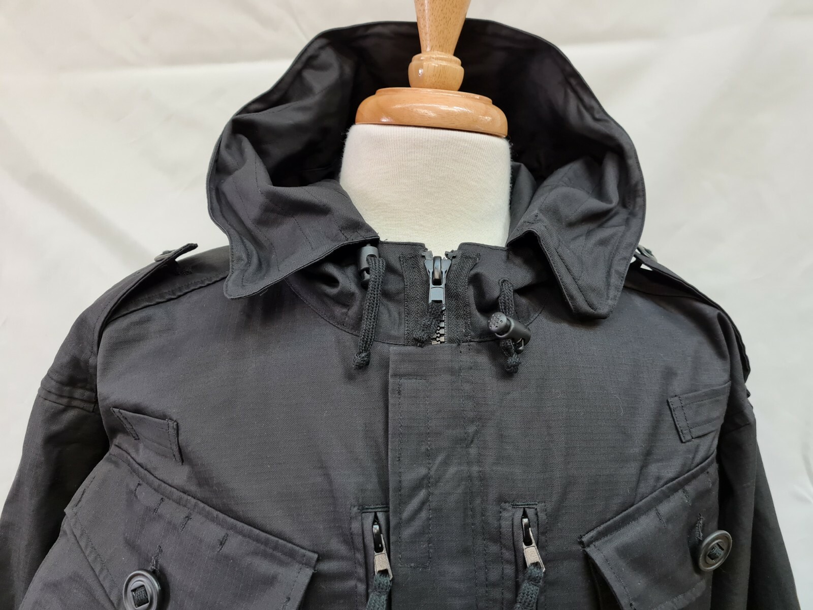 New British SAS Army Issue Black Rip Stop Combat Tactical Smock Jacket ...