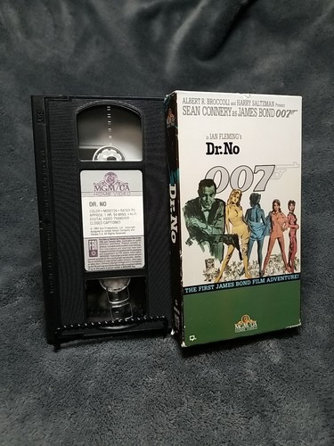 James Bond 007 Dr. No VHS Tape 1995 Sean Connery 27616272638| eBay
