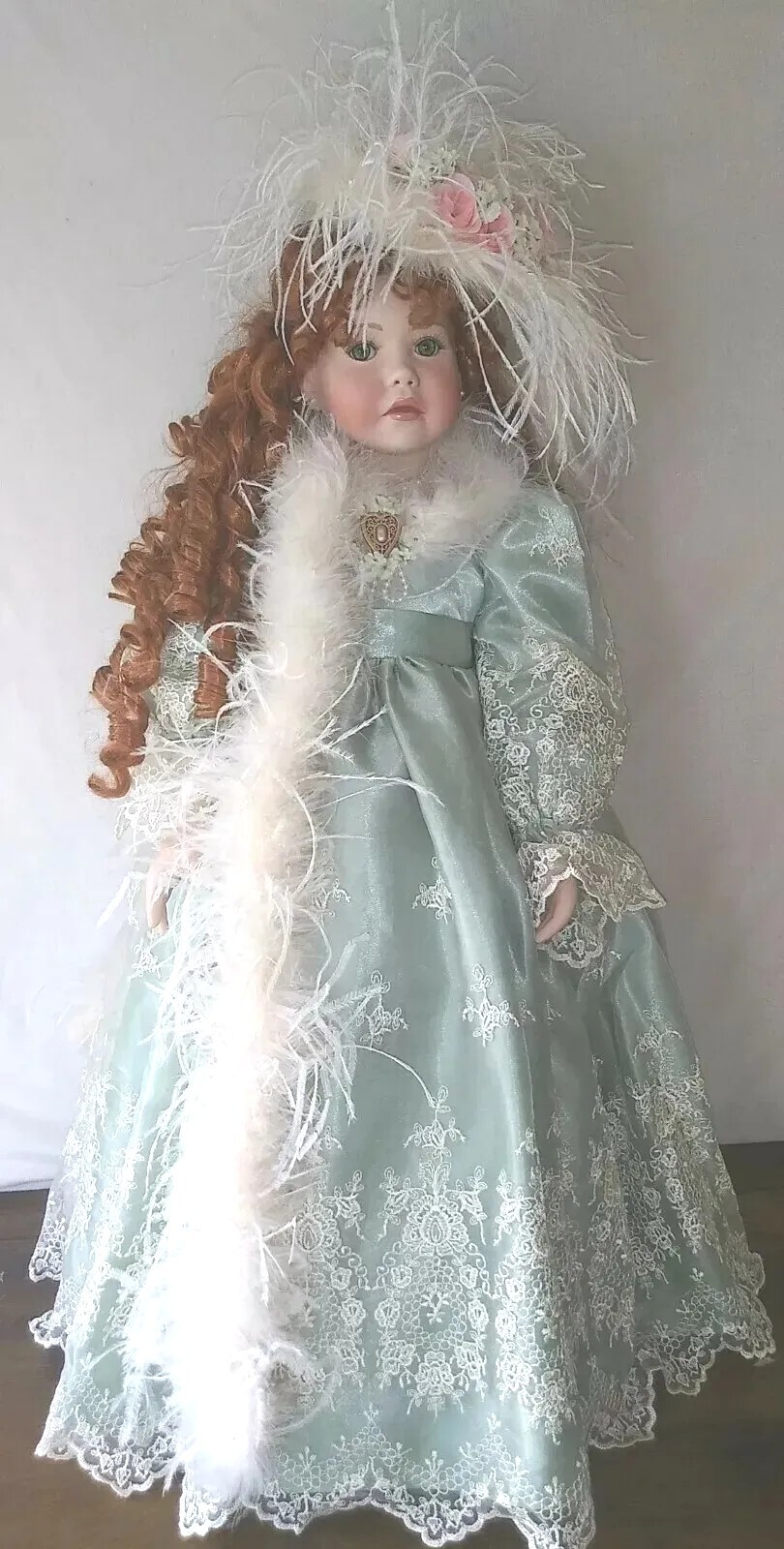 RARE & LTD "LULU" by Thelma Resch & Linda Rick. 30" Porcelain Doll. NIB ...