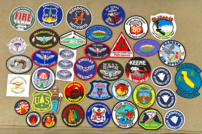 Collection of 30+ Colorful USFS and Hot Shot and Forestry Fire Patches ...
