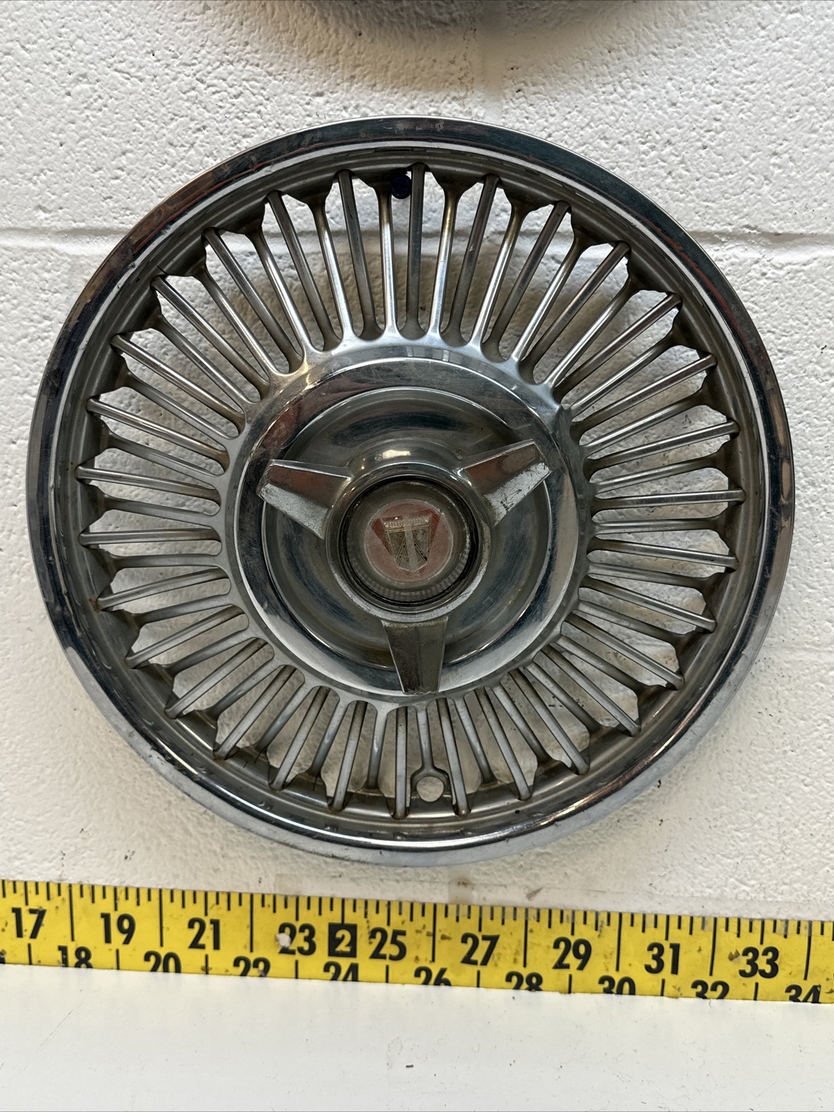 OEM Ford Set of 4 13" spinner wire hubcaps 1963-65 Mustang Falcon ...