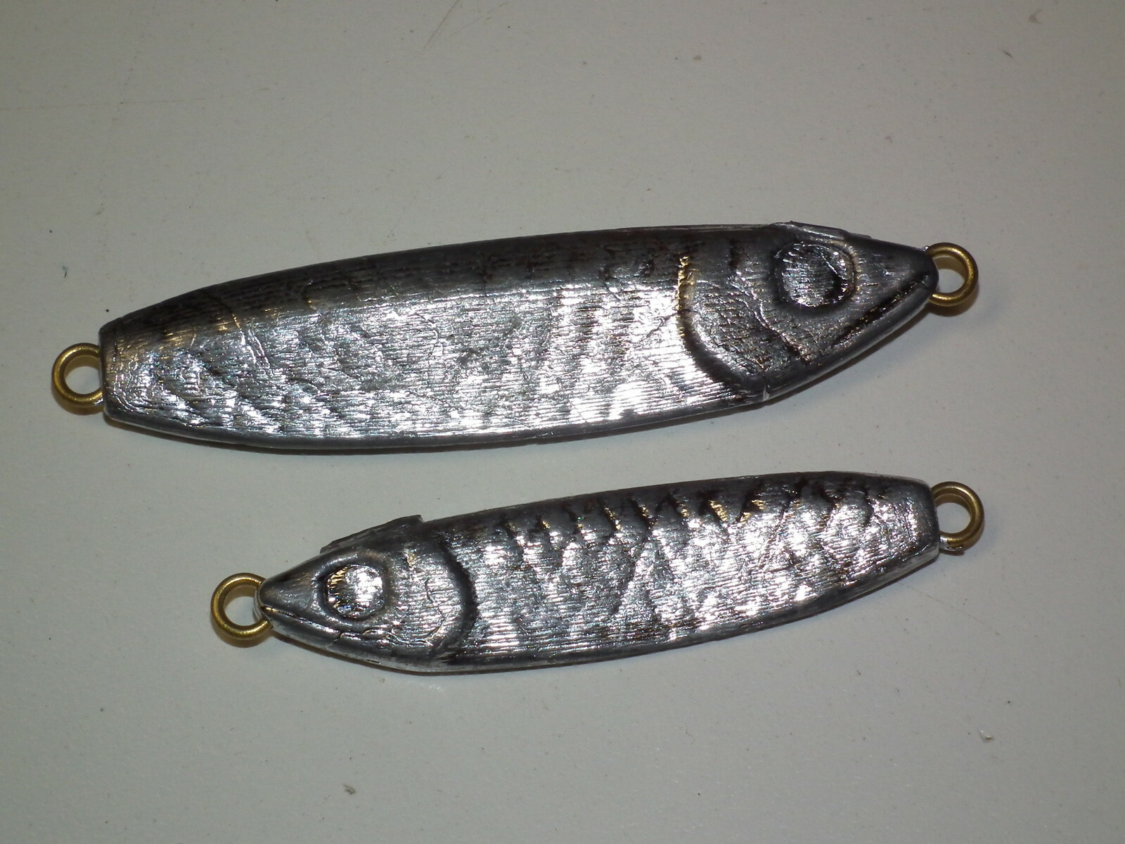 Saltwater Wobble Fish Jig mold 1,2oz CNC Aluminum Herring | eBay