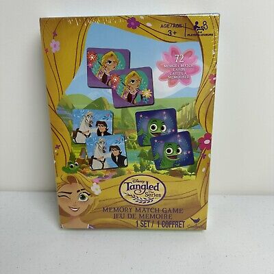 Disney Tangled The Series Memory Match Game 72 Cards Kids Educational 3 ...