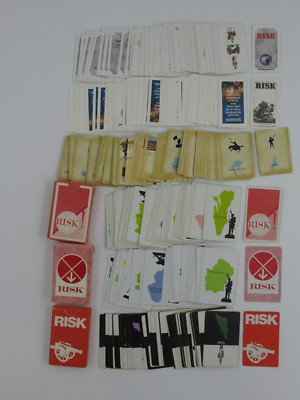 Risk Cards Huge Lot 6 Sets Board Game Parts Pieces some may be ...
