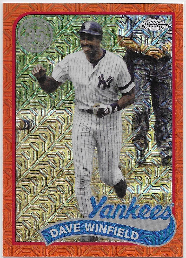 2024 Topps Update Series - 1989 Topps Chrome Silver Pack Dave Winfield ...