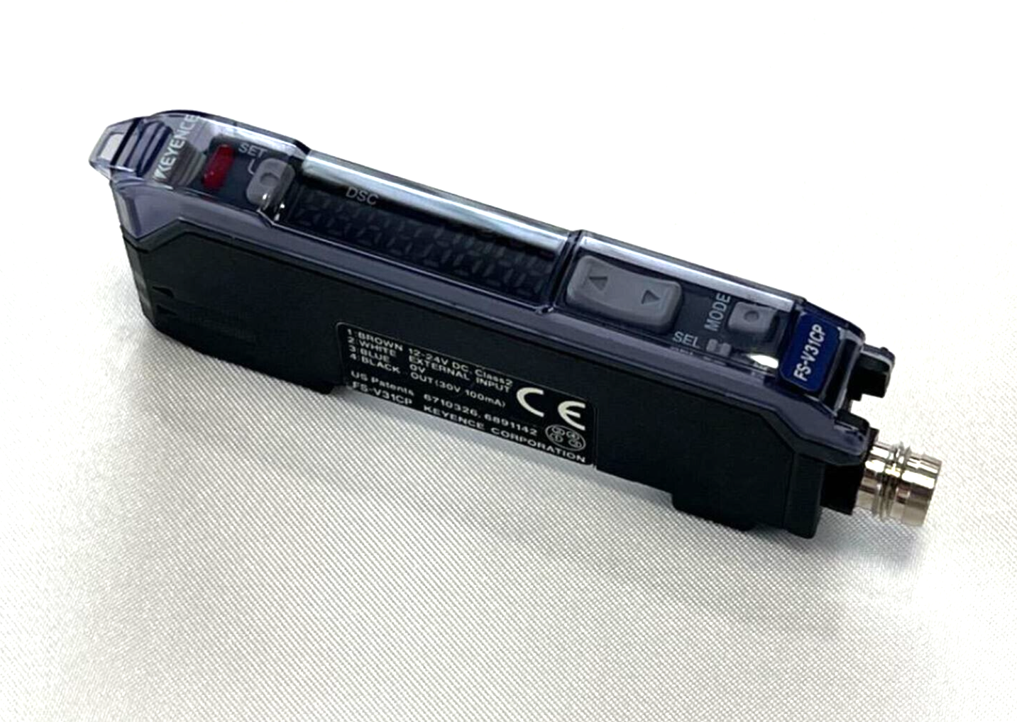 KEYENCE FS-V31CP Sensor Amplifier Fiber Optic Sensor FS-V30 Series w/o ...