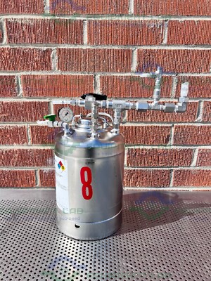 Alloy Products 12 Liter Stainless Steel Vessel 140 PSI w/ Gauge ...