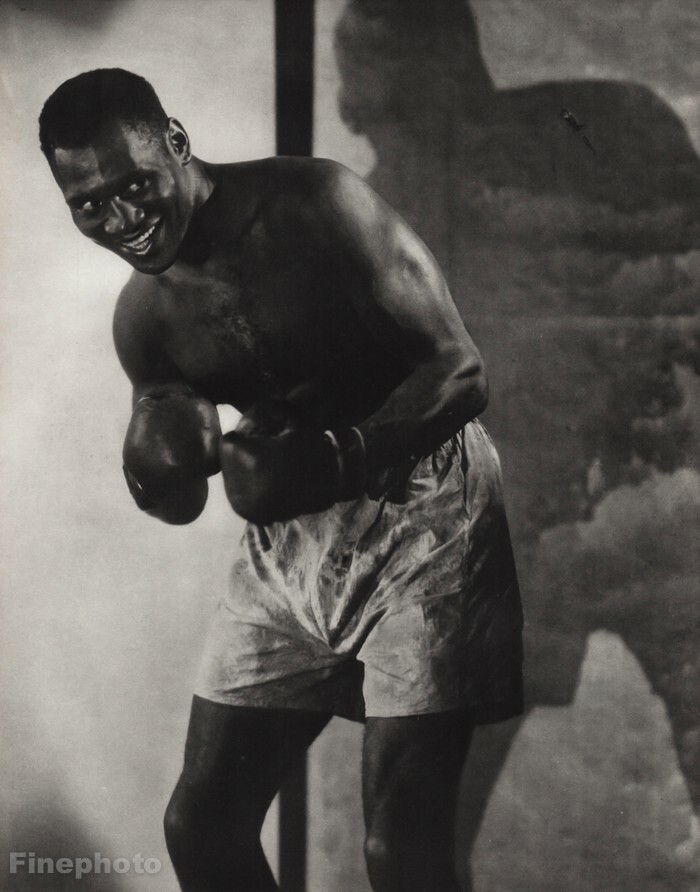1929 Vintage EDWARD STEICHEN Actor PAUL ROBESON Boxer Photo Gravure Art ...