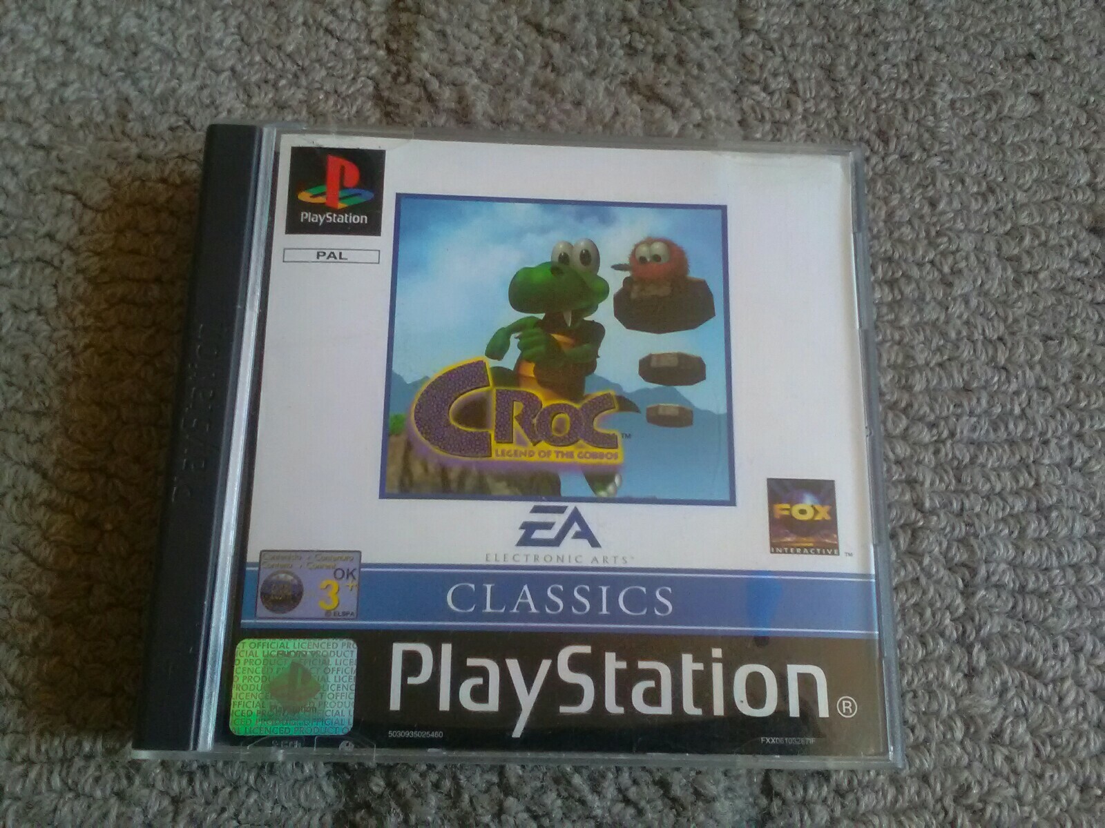 Croc: Legend of the Gobbos Sony PlayStation 1 PS1 Game **Complete ...