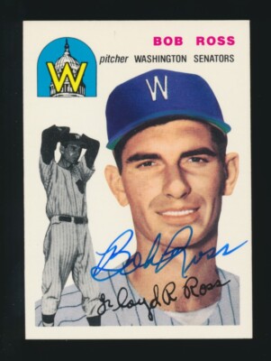 1994 Topps Archives (1954) -#189 BOB ROSS (Senators) *AUTOGRAPHED* | eBay