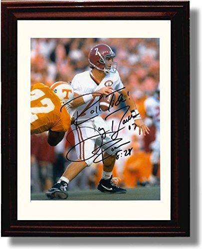 16x20 Gallery Frame Alabama Football Jay Barker Autograph Promo Print ...