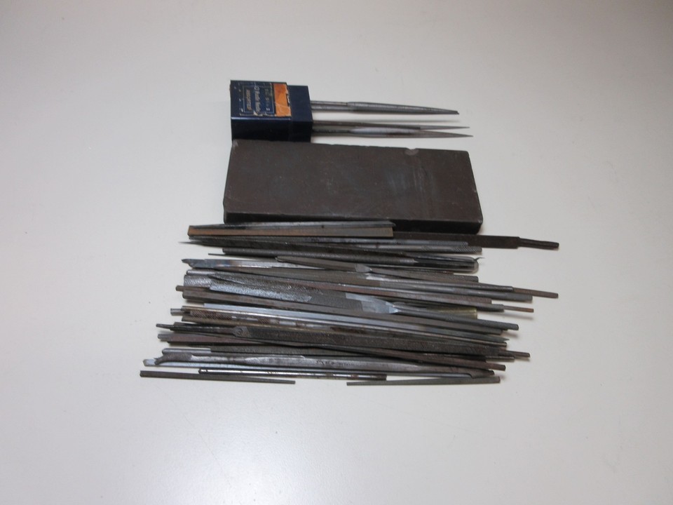 VINTAGE HUGE LOT FILES BROACH WATCHMAKER JEWELER BENCH REPAIR TOOLS ...