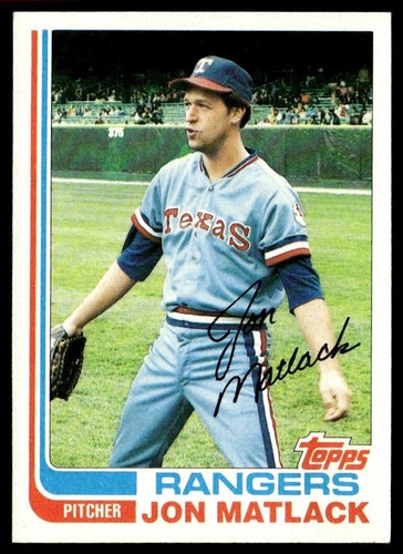 1982 Topps Jon Matlack Texas Rangers #239 | eBay