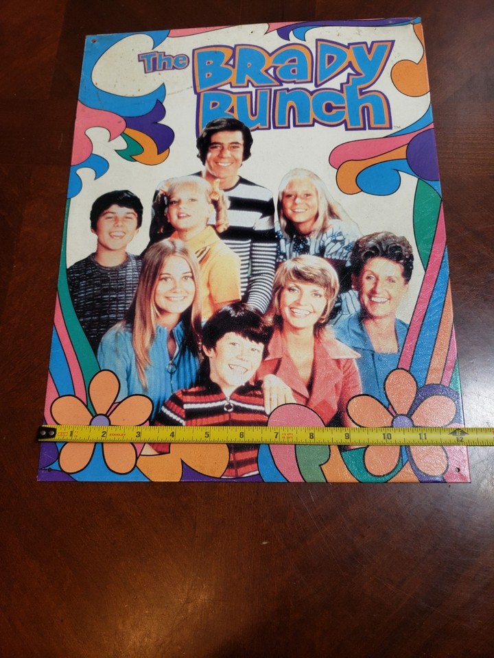 Vintage The Brady Bunch Tin Sign 16" X 12" Made In USA | eBay
