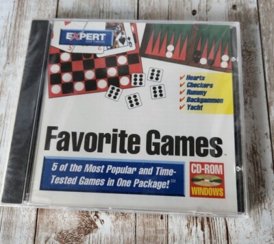 1995 Expert Software Microsoft Favorite Games Hearts Checkers Rummy ...