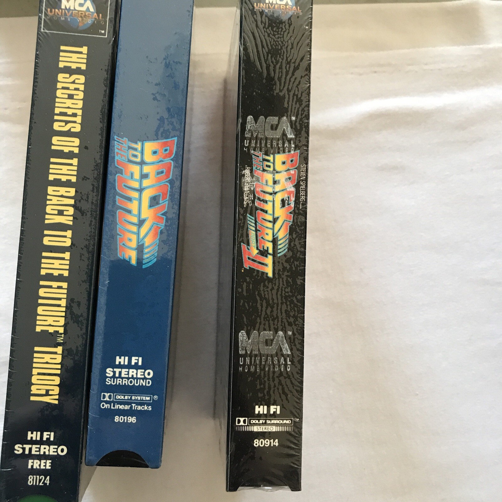Back to the Future Trilogy and the Secrets of the Trilogy (VHS, 1991 ...