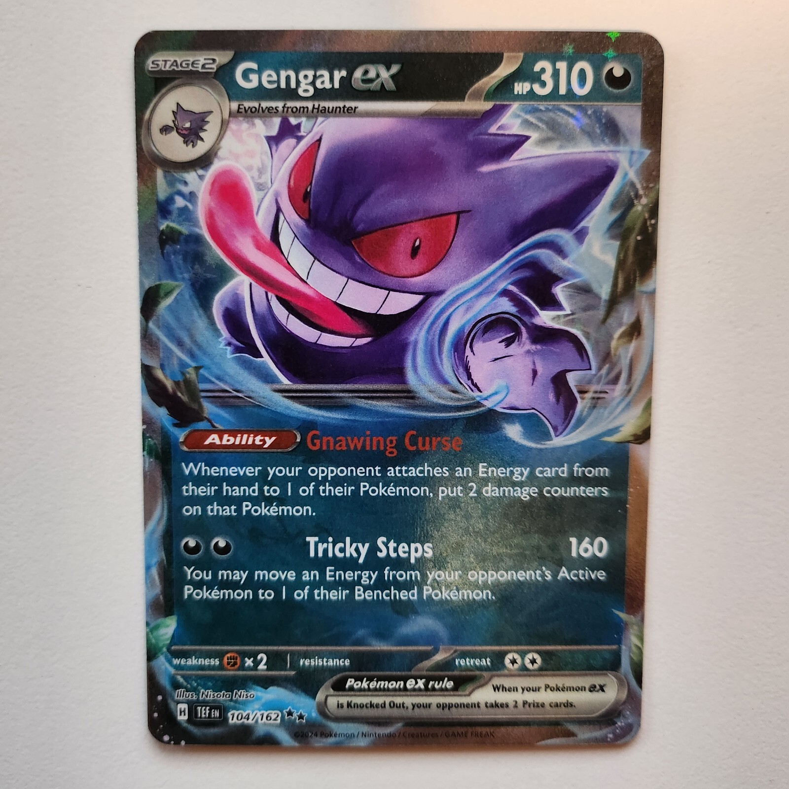 Gengar EX 104/162 Full Art Temporal Forces Pokemon TCG NM | eBay