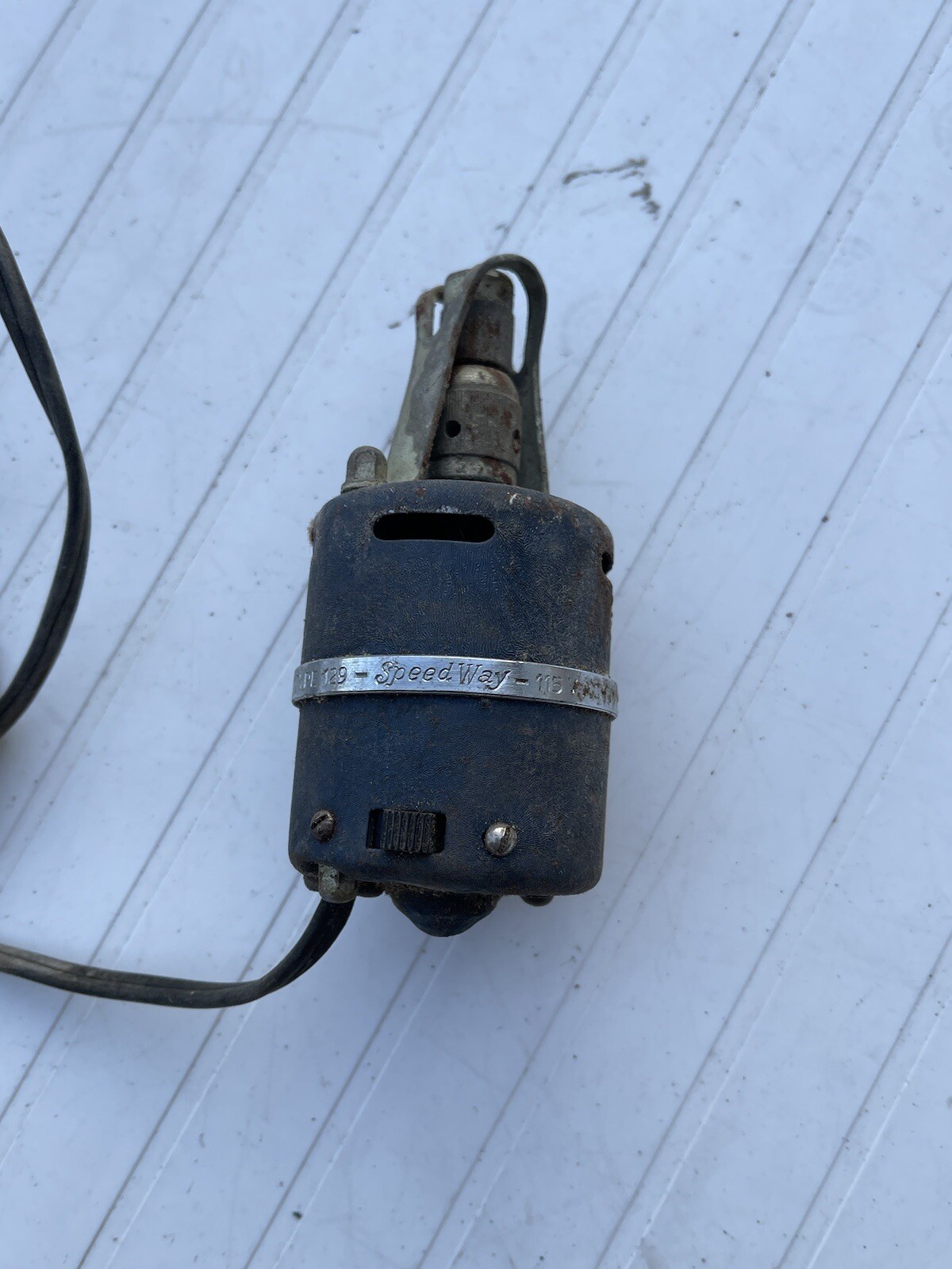 VINTAGE RARE SPEEDWAY GRINDER TYPE 129 " BLUE LINE " TOOL 115V EARLY ...