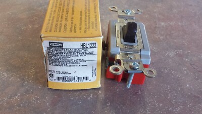 HBL1222 Hubbell Nylon Toggle 2 Pole 20A 120-277VAC **New in Box** | eBay