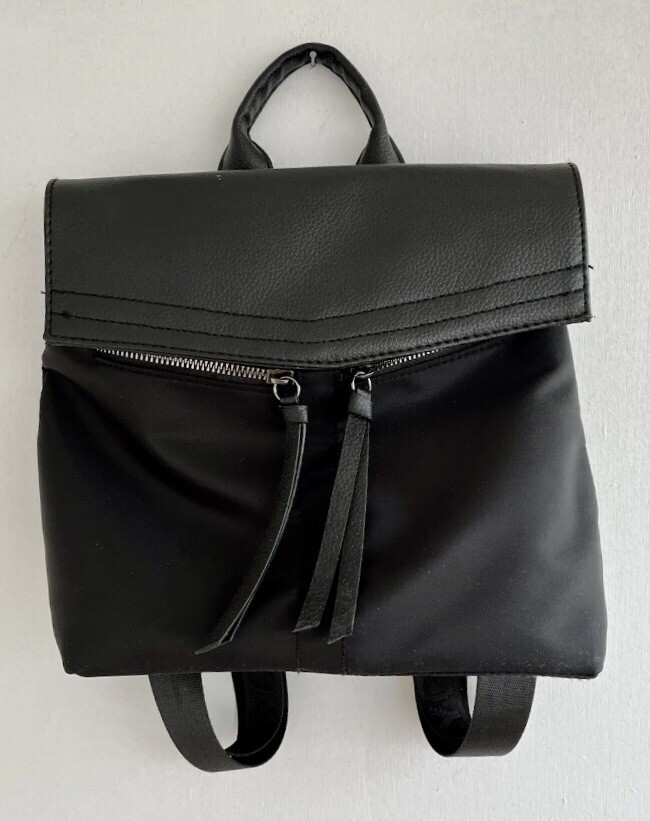 NEW with tags!! Botkier New York Mini Trigger Black Nylon Backpack ...